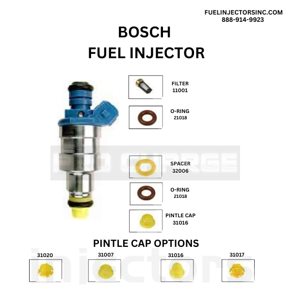 Bosch Fuel Injector Seal & filter Chart 1000 - Fuel Injectors Inc
